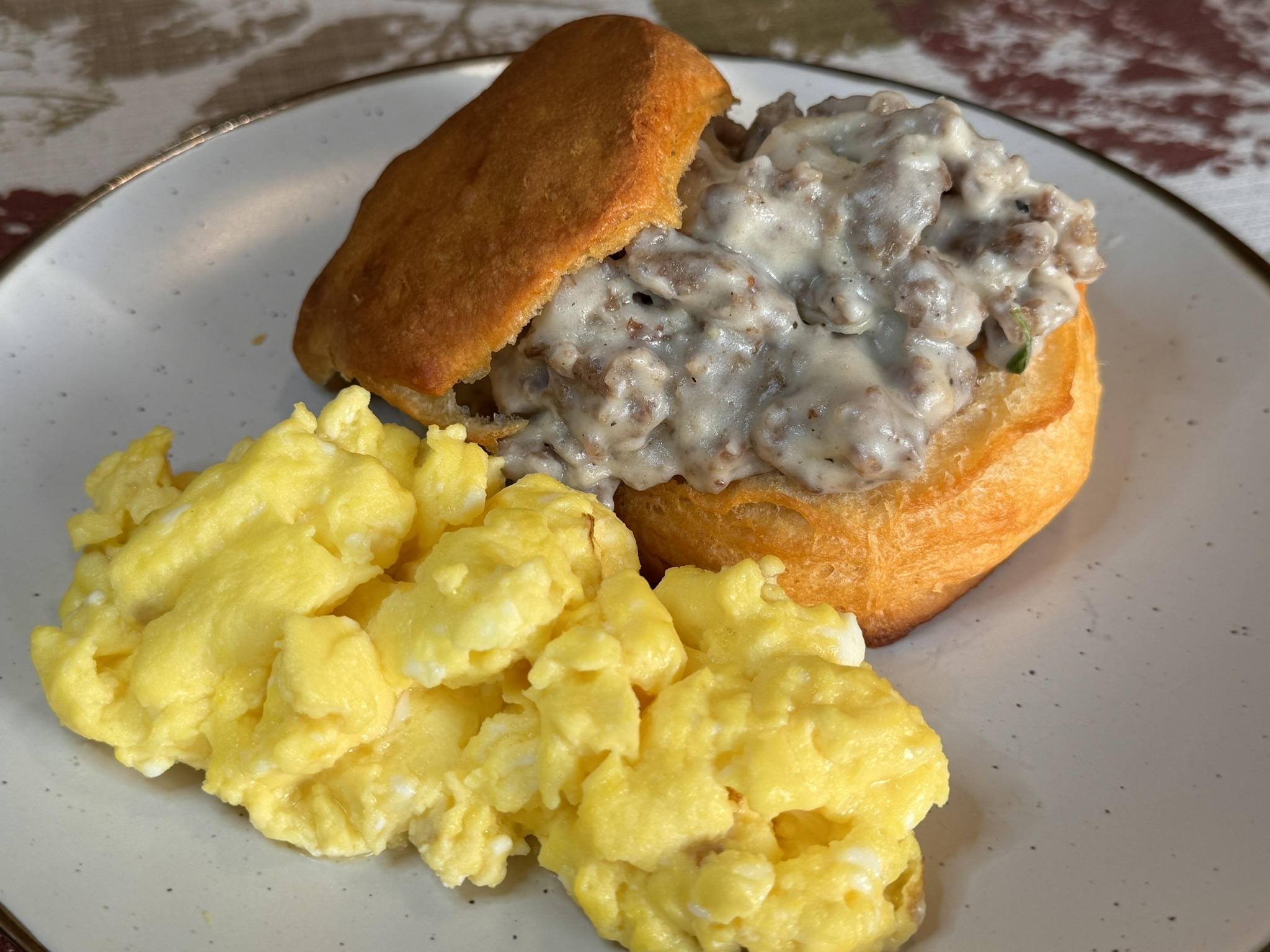 Easy Sausage Gravy and Biscuits - Rave About Food