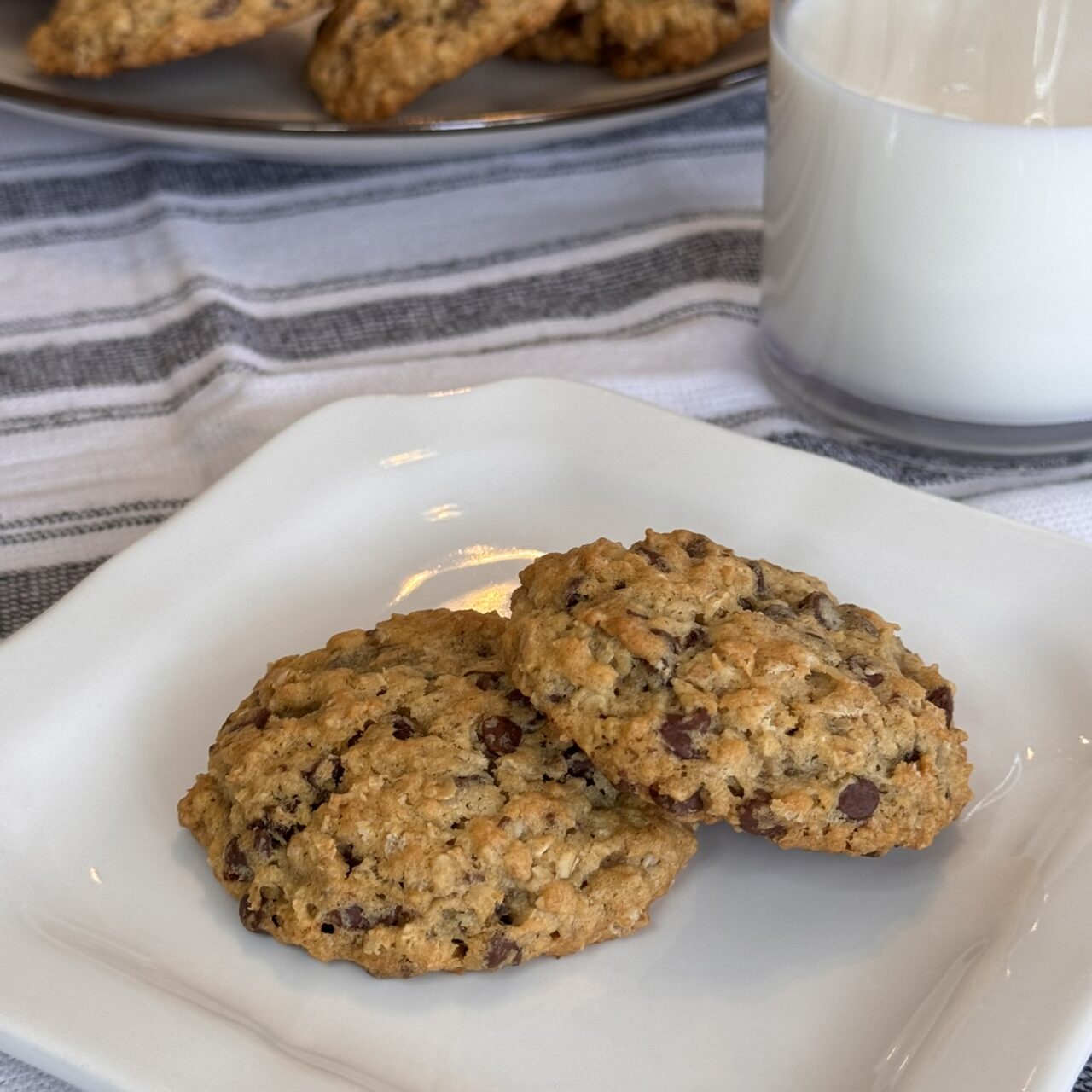 Oatmeal Chocolate Chip Cookies - Rave About Food